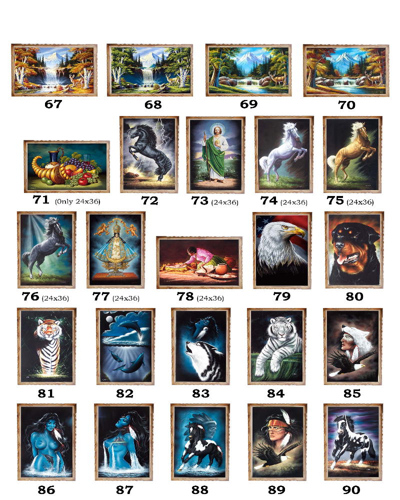 Velvet Paintings